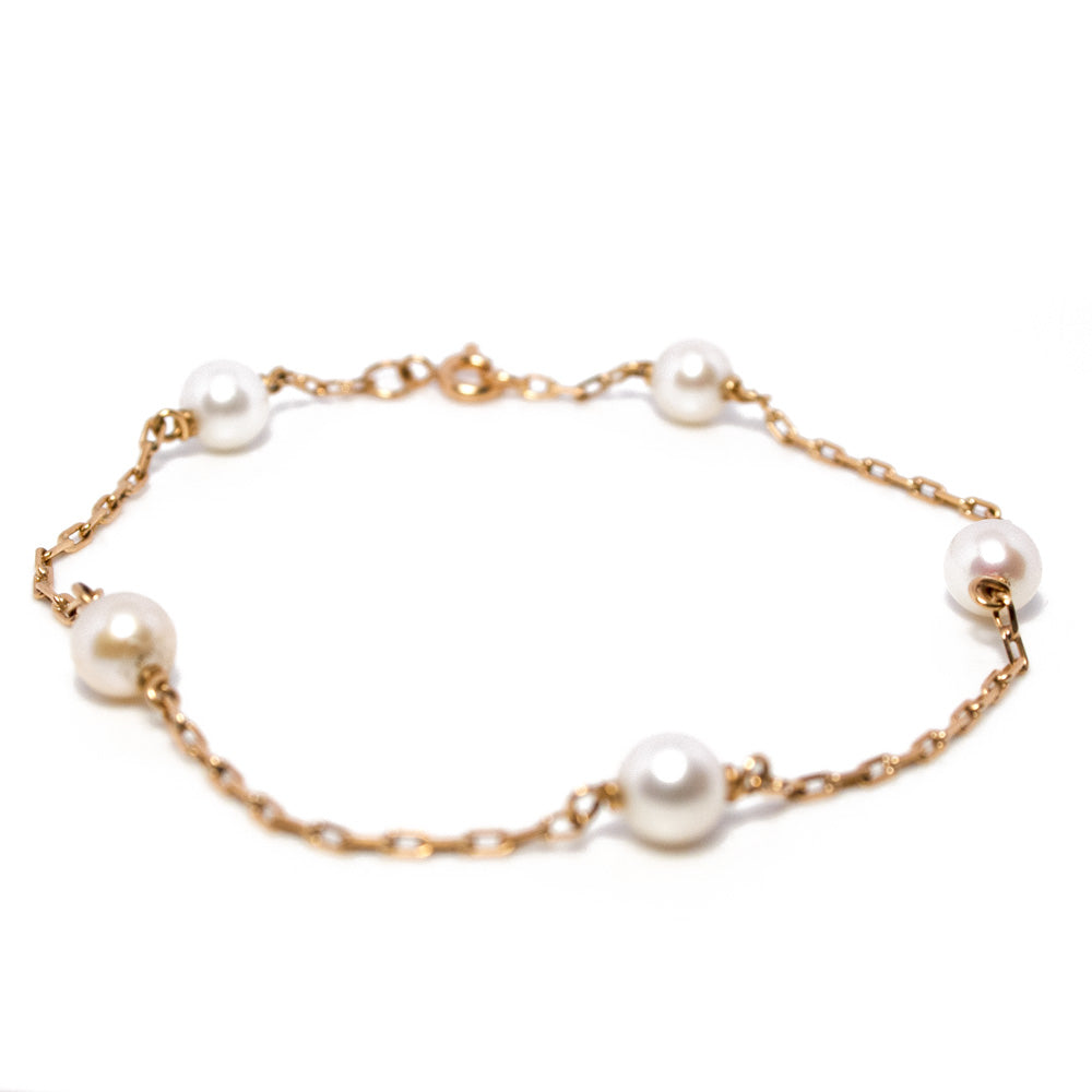 Pulsera 5 perlas – gimeno joyas